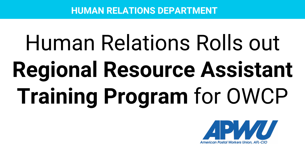 Human Relations Rolls Out Regional Resource Assistant Training Program ...