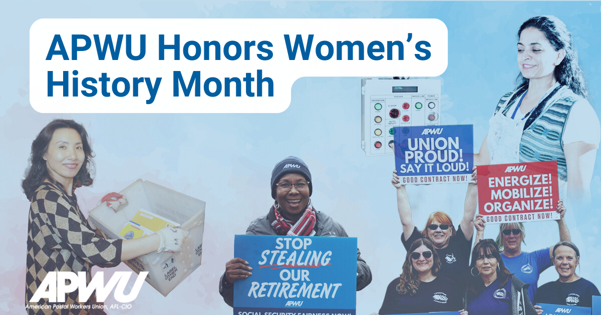 APWU Honors Women's History Month | American Postal Workers Union