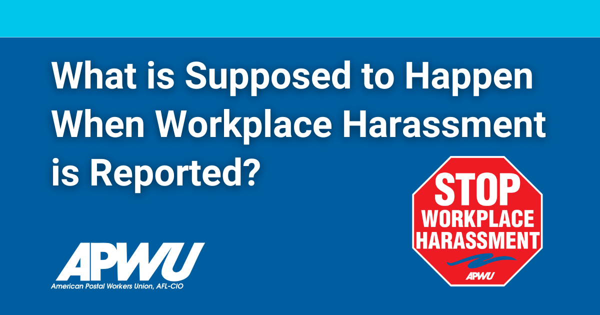 What is Supposed to Happen When Workplace Harassment is Reported ...